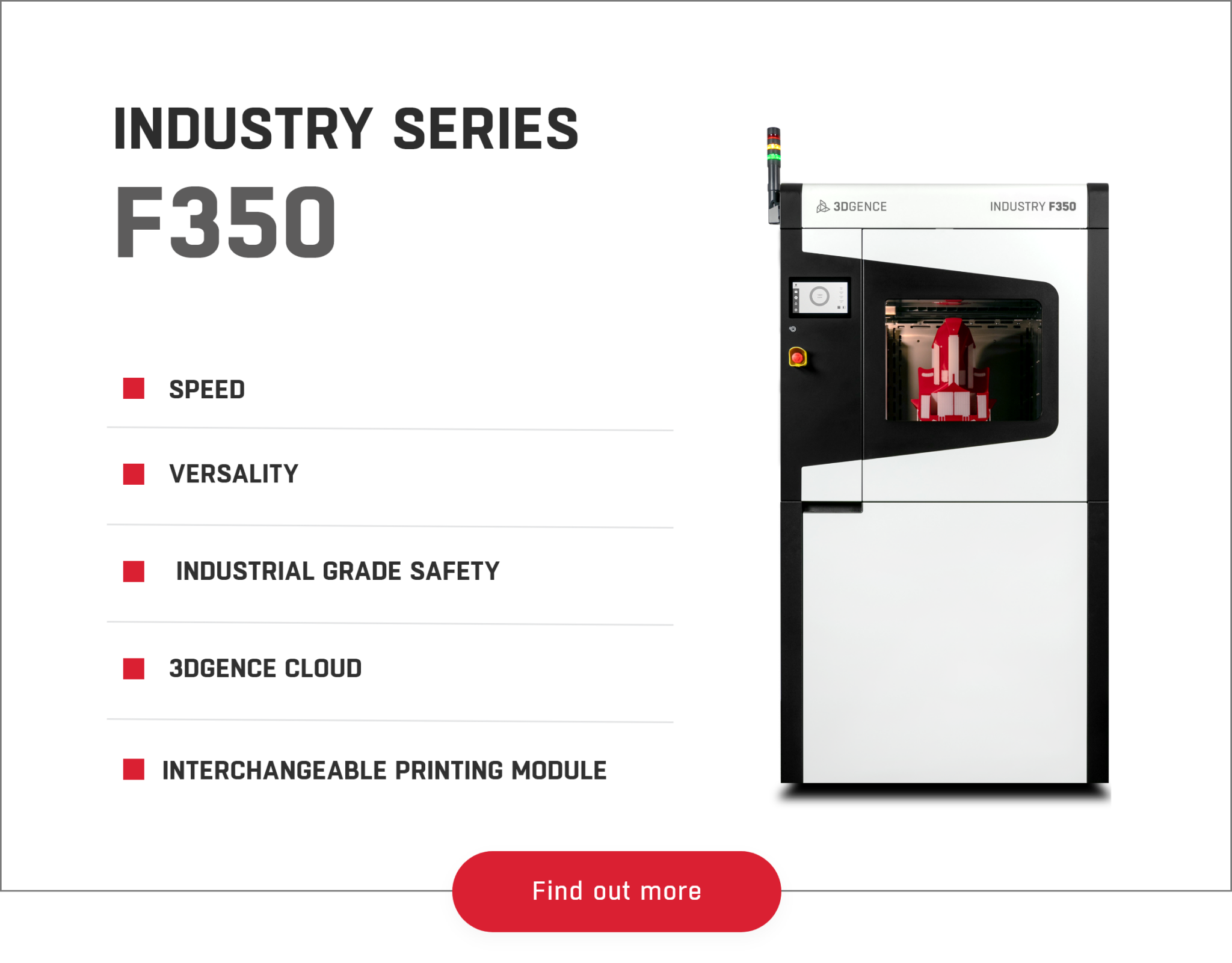 Large industrial 3d printers in FDM technology | 3DGence